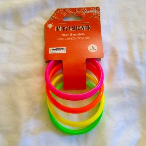 Momentum Brands | Jewelry | Neon Bangle Bracelets Rave 8s Novelty ...